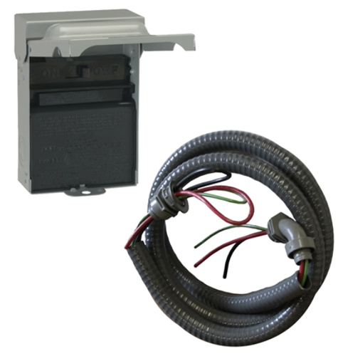 Mini Split Water Proof Electrical Whip #10 & Disconnect Pull Out 60 Amp ...