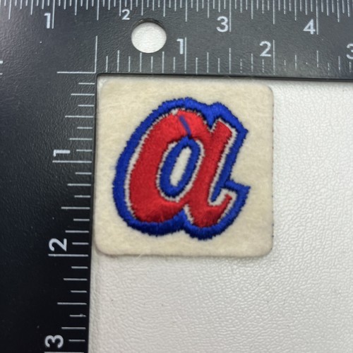 Vtg Embroidered Felt ATLANTA BRAVES Baseball Patch 31O | eBay