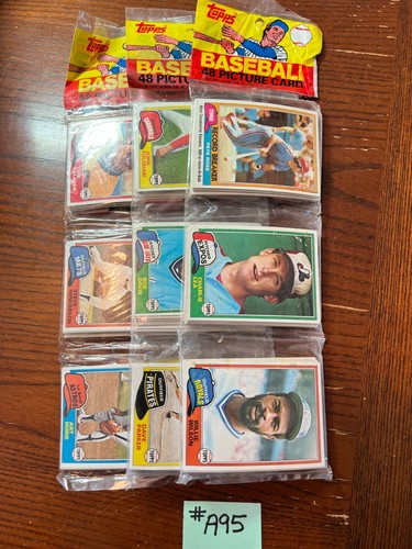 3 - Unopened 1981 Topps Baseball ,48 Card Rack Packs !! 44 Years Old ...