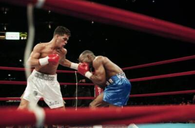 Arturo Gatti Throws A Punch V Tracy Harris Patterson 5 Old Boxing Photo ...