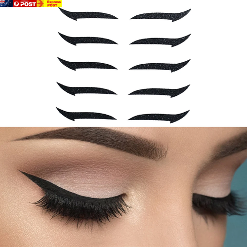 Lazy Reusable Eyeliner Stickers Makeup Instant Eyeshadow Sticker for ...