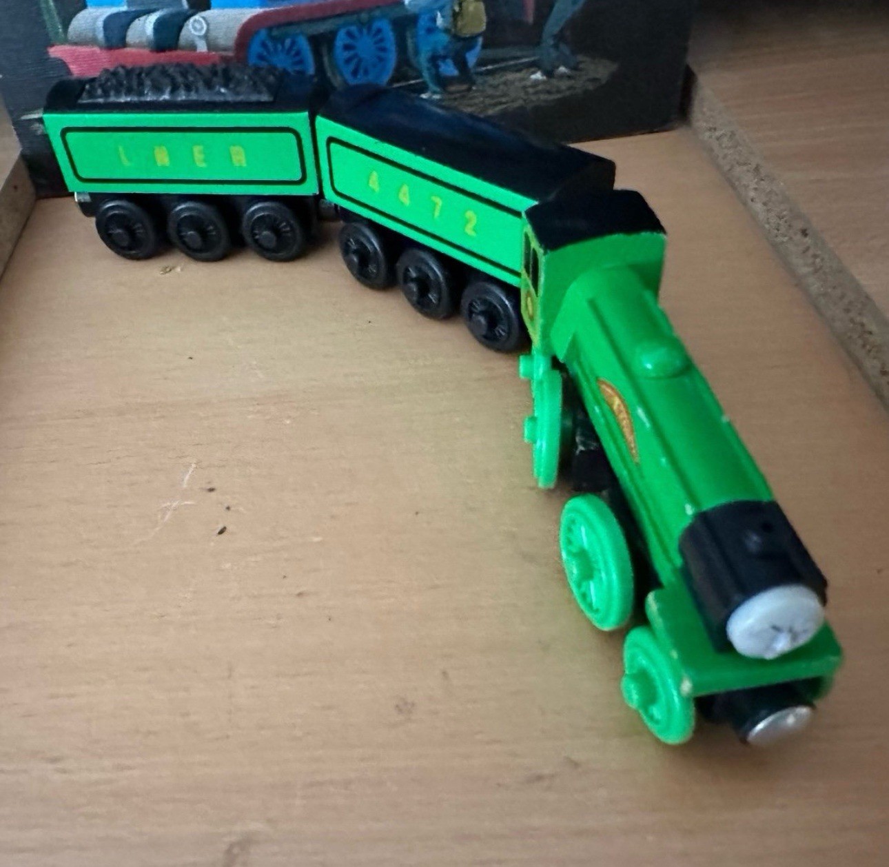 2000 Authentic Learning Curve Wooden Thomas Train Flying Scotsman! See ...