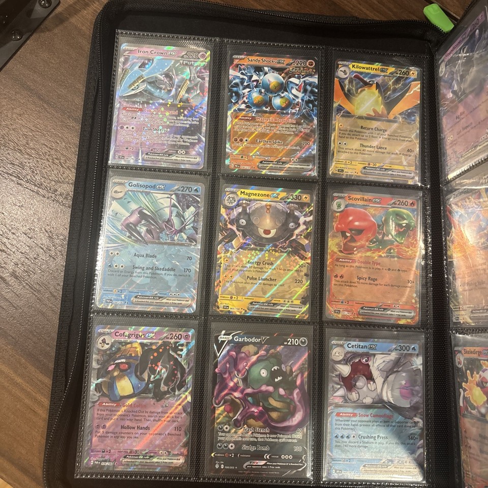 Pokemon Card Binder Collection Lot Reshiram ex, Garchomp ex, V And Ex ...