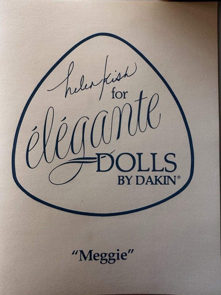 Vintage MEGGIE EQUESTRIAN Elegante Doll By Dakin Helen Kish- New In Box ...