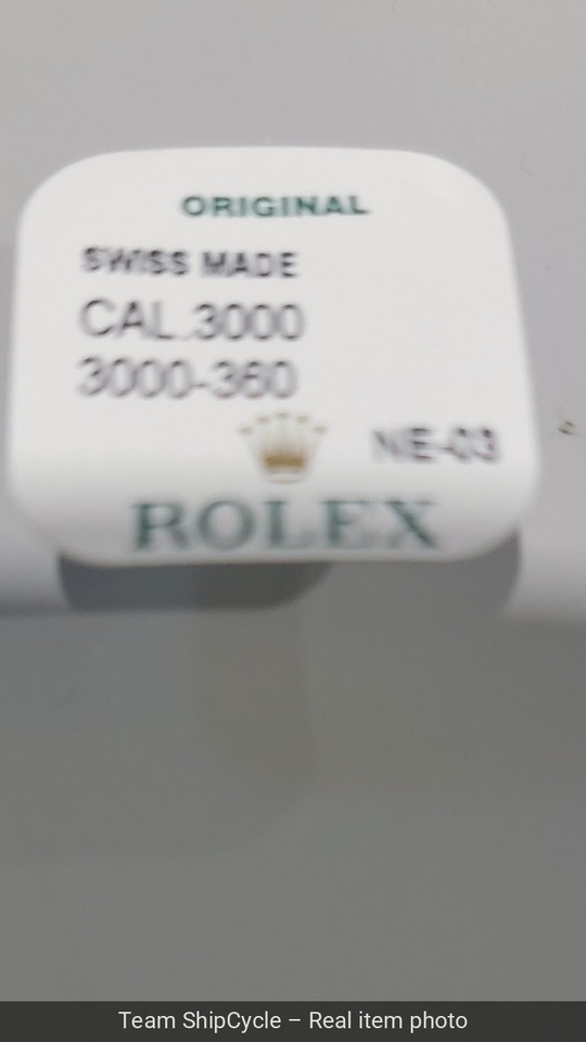 with tags Rolex Cal 3000 Balance Complete 3000360 Original NOS Swiss ...