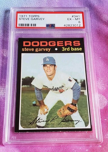 1971 Topps Steve Garvey PSA 6 EX MT RC #341 LA DODGERS Rookie Card FHOF ...