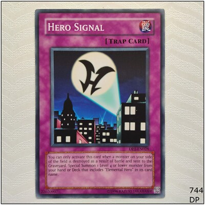 Hero Signal - DP1-EN028 - Common Unlimited Yugioh | eBay