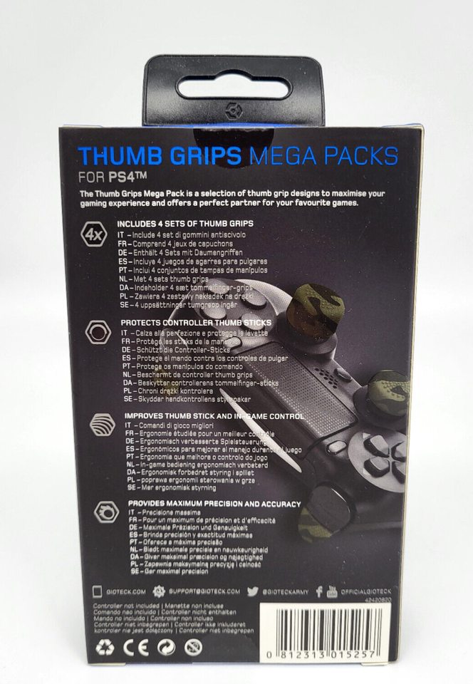 Thumb Grips PS4 Playstation 4 Gioteck Mega Pack | eBay