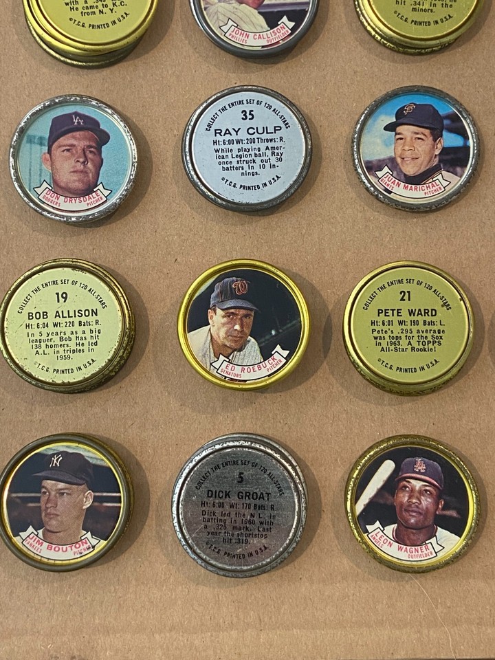 Complete Your 1964 TOPPS BASEBALL COIN SET Pick 40 Points Worth LOT | eBay