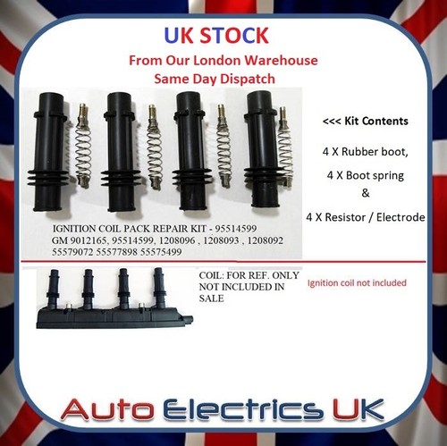 For Vauxhall Corsa Astra J 4Piece Insignia Coil Pack Module Repair c/w ...