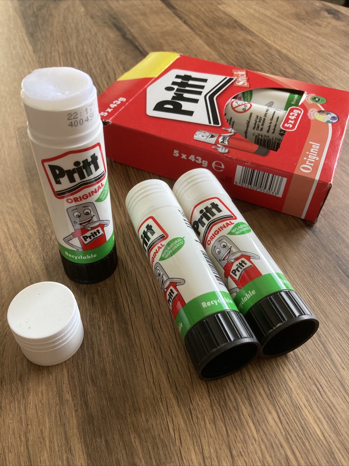 Henkel Original 43g( LARGE)PRITT Glue Stick,Solvent Free,Acid Free( BOX ...