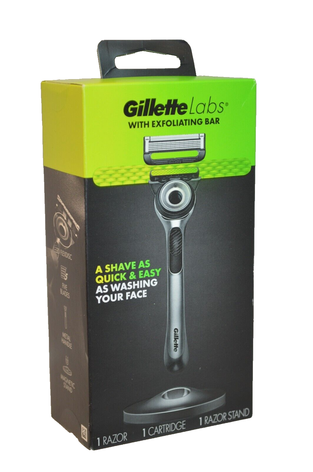 Gillette Labs RAZOR with Exfoliating Bar SHAVE Men 1 Razor Cartridge ...