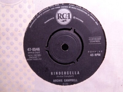 Archie Campbell "Rindercella" 1965 RCA Oz 7" 45rpm | eBay