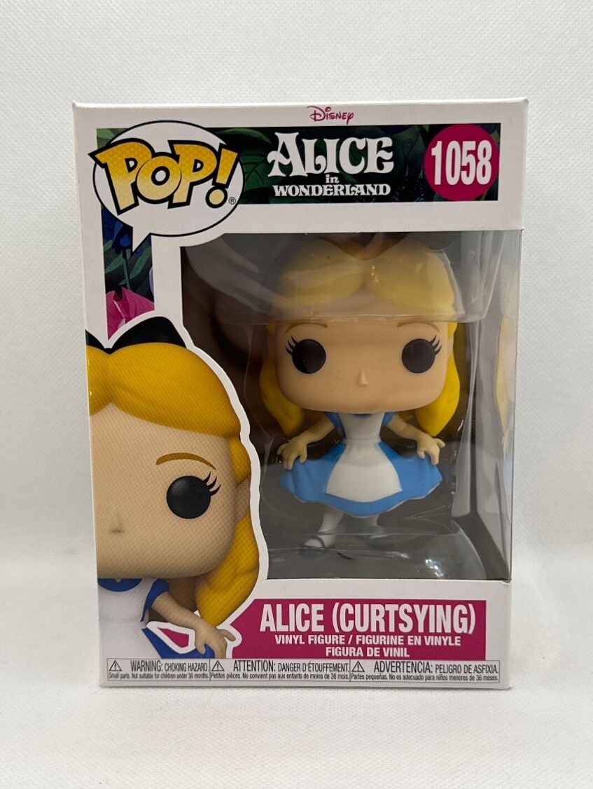 Funko Pop Disney Alice Curtsying #1058 Vinyl Figure Alice in Wonderland ...