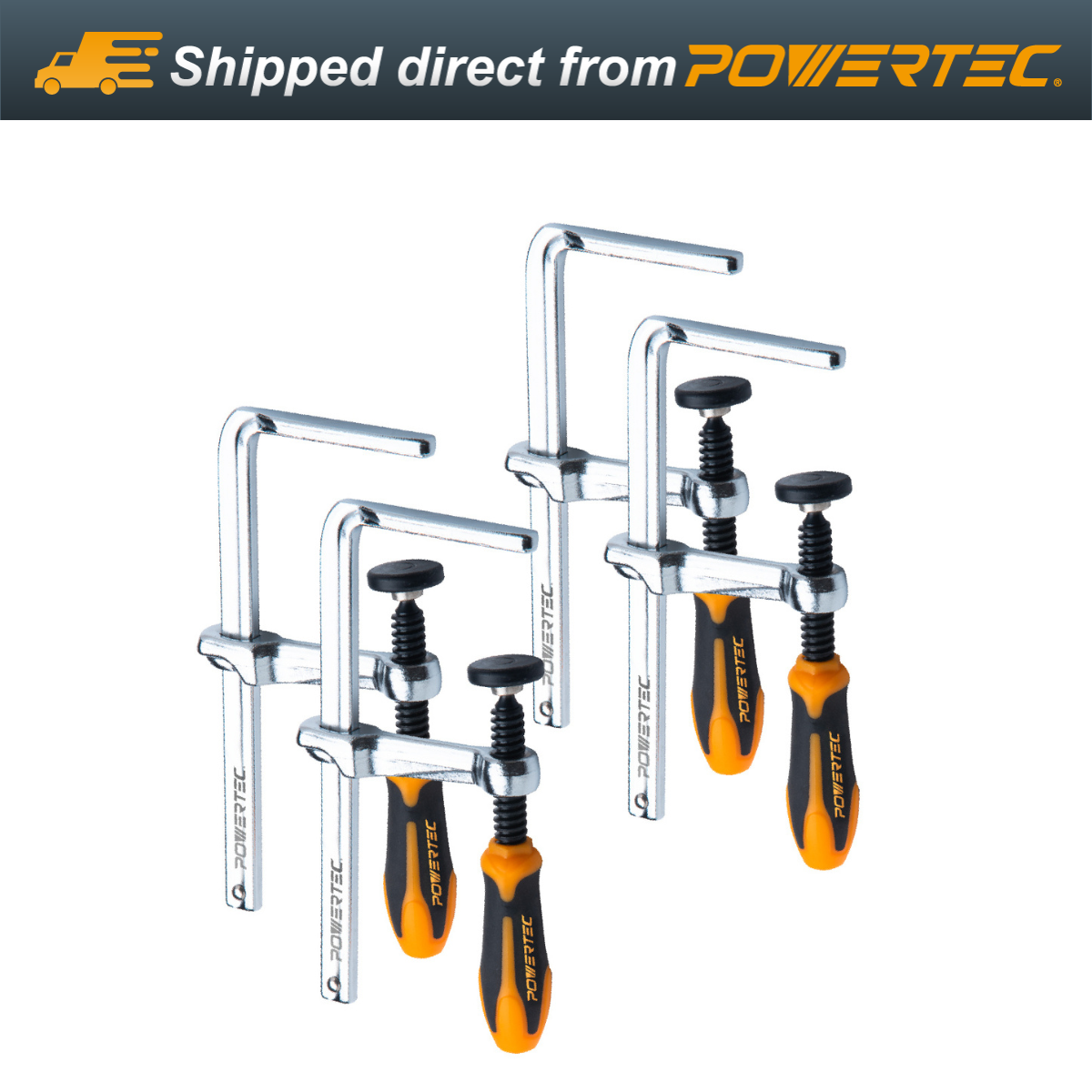Guide Rail Buy POWERTEC 71409 Quick Screw Guide Rail Clamp For MFT And ...