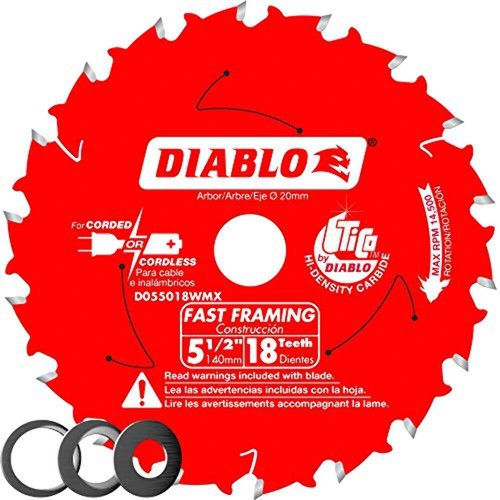 Diablo Tools Circular Saw Blade 5 1/2" x 18 Tooth Fast Framing | eBay