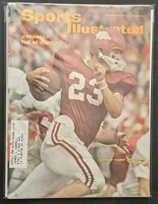 Sports Illustrated Magazine Harry Jones Arkansas Razorbacks November 8 ...
