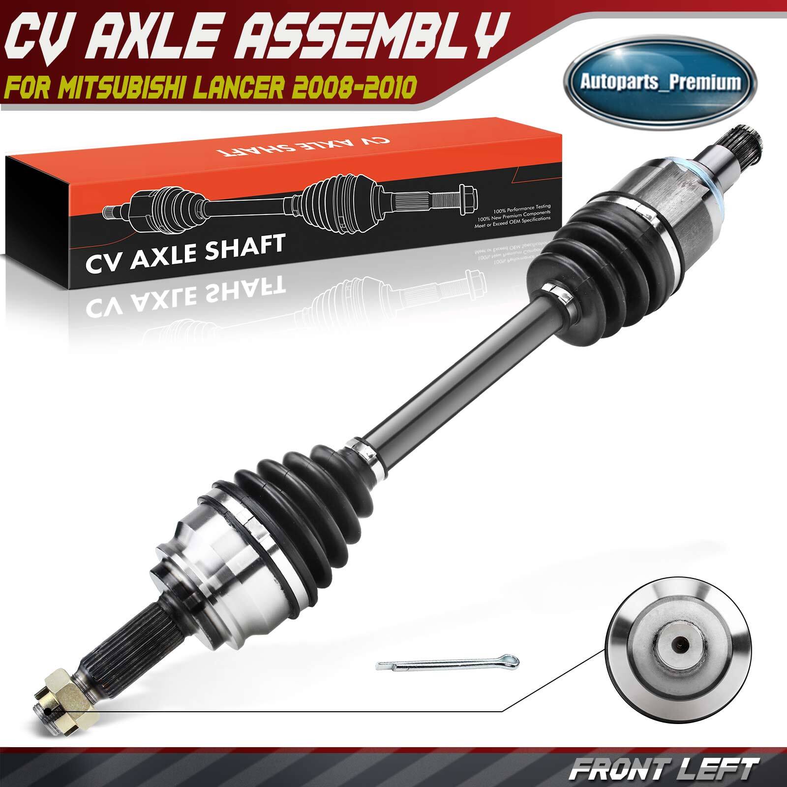Front Left CV Axle Assembly for Mitsubishi Lancer 08-10 2.0L 2.4L ...
