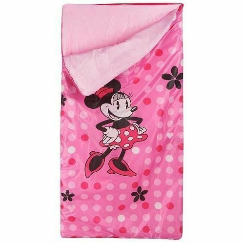 Disney Minnie Mouse Slumber Bag Sleeping Overnight Sleepover Bed for ...