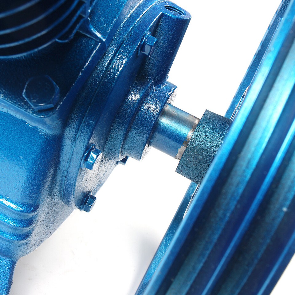 5.5HP 175 PSI Air Compressor Pump Two Stage with Flywheel Twin Cylinder ...