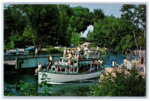 c1960 U.S. Mailboatt Trip Songo Locks River Sebago-Long Lake Maine ME ...