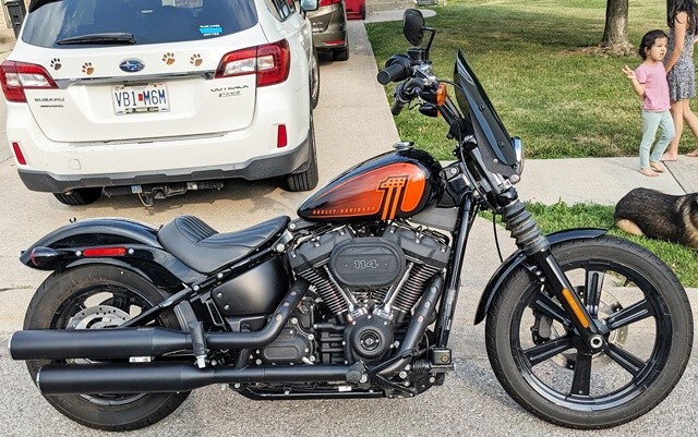 Calsci 12" Tinted Windshield for Harley Softail Standard FXST | eBay