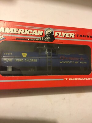 AMERICAN FLYER S GA #6-48402 PENN SALT SINGLE DOME TANK CAR | eBay