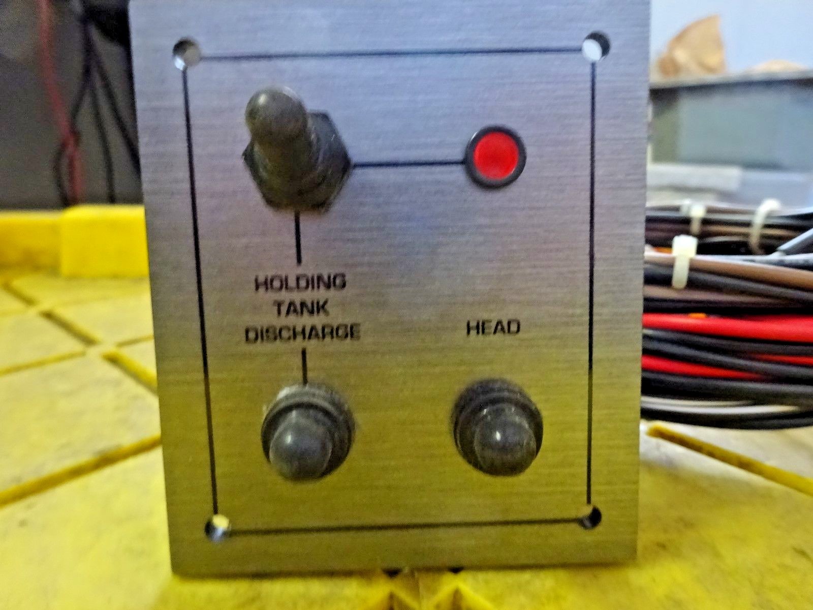 HOLDING TANK DISCHARGE PANEL 4" X 3 1/2" BH ELECTRONICS | eBay