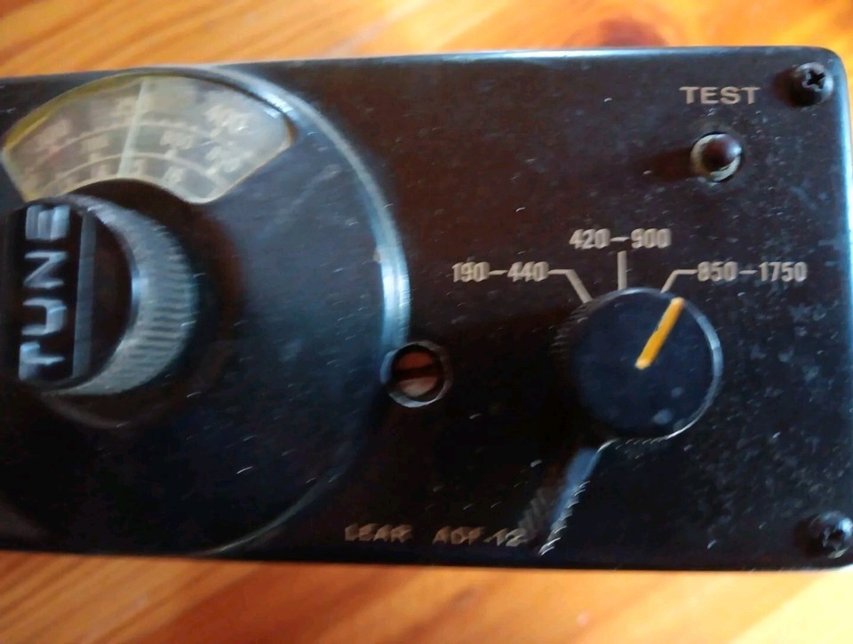 VINTAGE LEAR ADF-12E AIRCRAFT AIRPLANE NAVIGATION DIRECTION FINDER | eBay