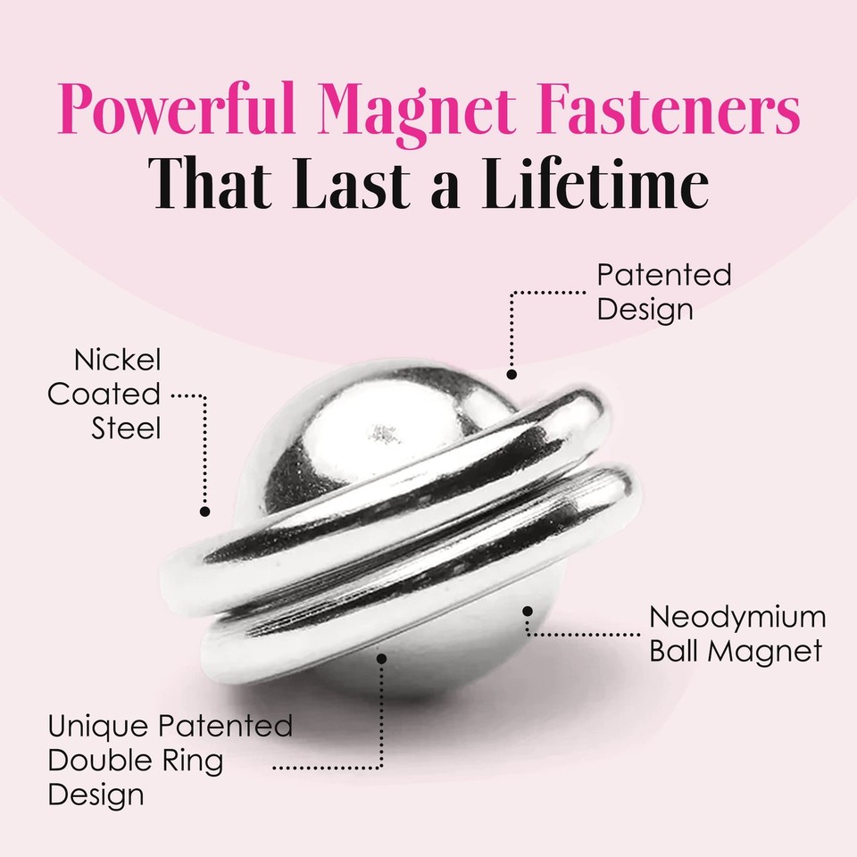 Maggie Snaps, Magnetic Snap Buttons, Reusable Magnetic Balls for ...