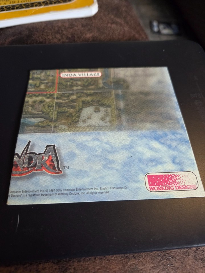 PS1 Alundra Sony PlayStation 1 *AUTHENTIC Instruction Manual & Map no ...