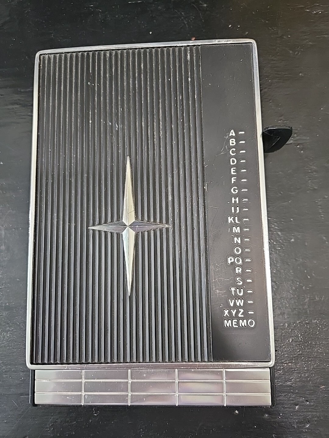 Vtg Zephyr Autodex Starflite S-800 Chrome Flip-Up Pop-Up Rolodex ...