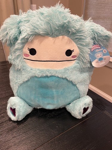 NWT Squishmallow 12” JOELLE Fuzzamallow Teal Big Foot Yeti Fuzz-a ...