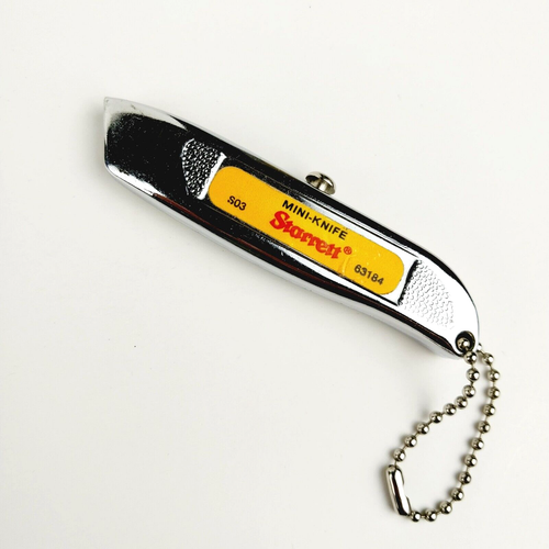 Vintage Starrett Adjustable Mini-Knife Utility Key Chain Box Cutter S03 ...