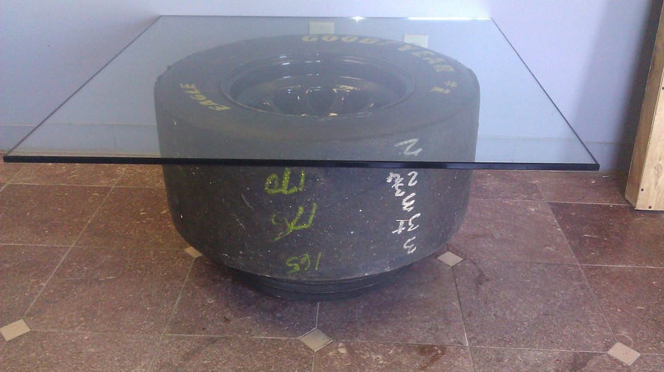 NASCAR Wheel and Tire Coffee Table Jimmy Spencer #23 Smoking Joe | eBay