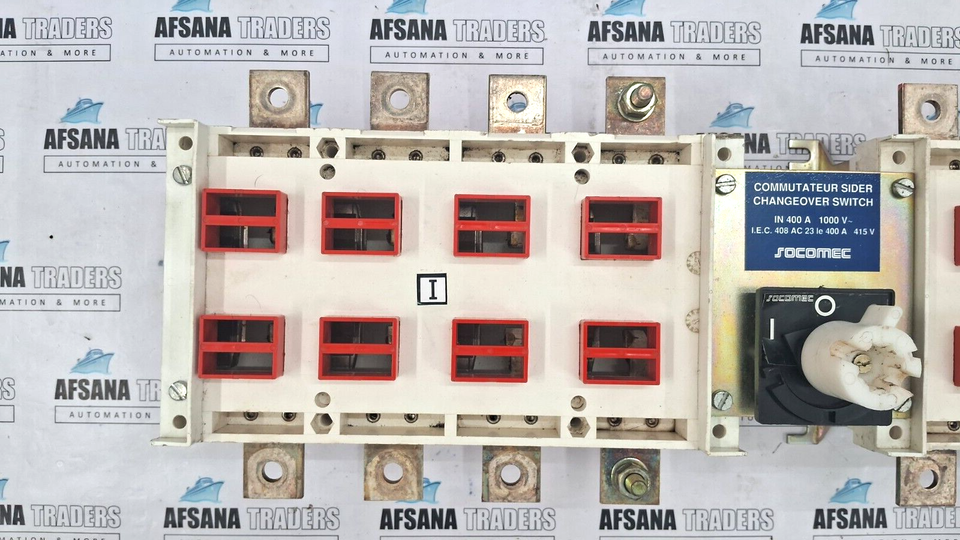 SOCOMEC COMMUTATEUR SIDER CHANGEOVER SWITCH 400A 1000V~ | eBay