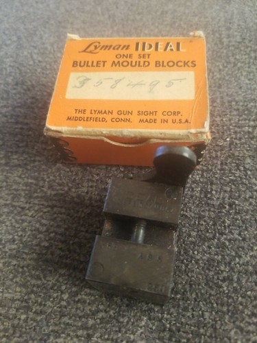 Vintage Lyman Ideal bullet Mold blocks 358495. Original box Q6 | eBay