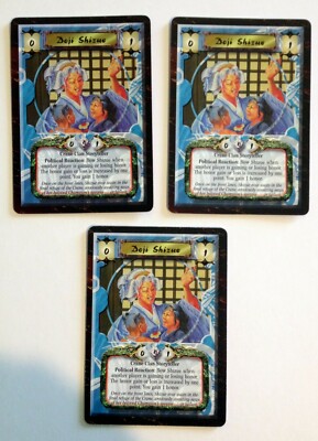 Doji Shizue (3) L5R Legend of the Five Rings CCG Time of the Void | eBay