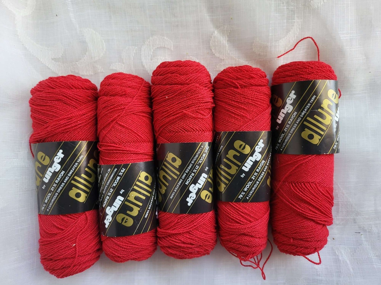 Lot of 5 ALLURE by UNGER Yarn Color 910 | eBay