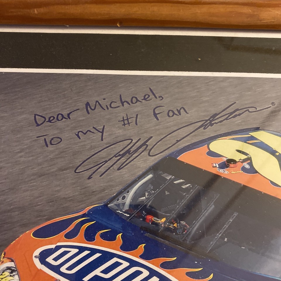 jeff gordon autographed photo | eBay