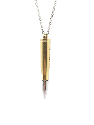 Smile Cate Inc Cross Fire Ammo Bullet Pendant Necklace 22" | eBay