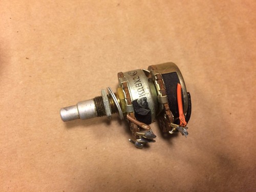 1967 50k ohm "D" Dual Concentric Stereo Potentiometer Tone Control Pot ...