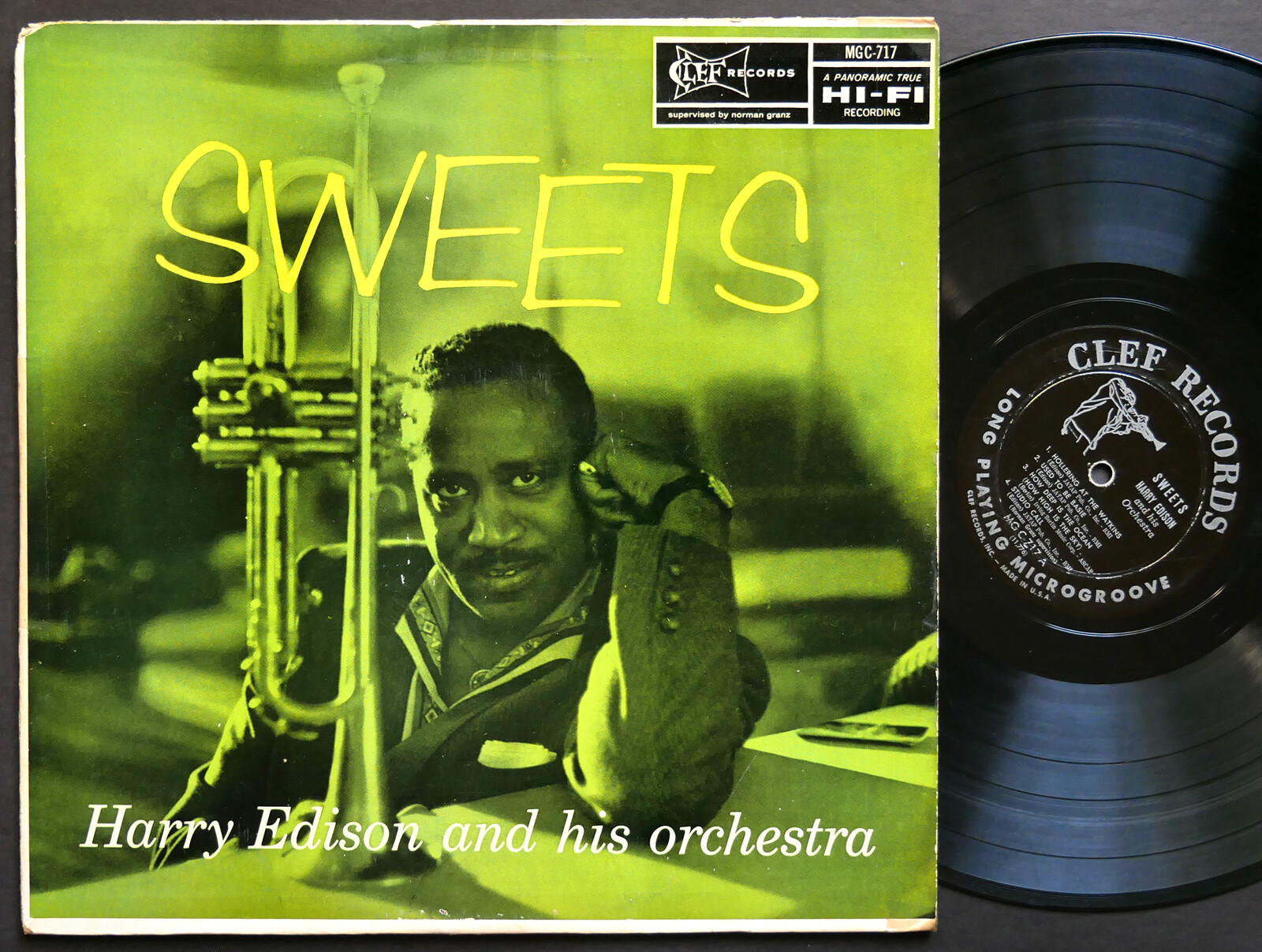 HARRY EDISON And His Orchestra Sweets LP CLEF MG C-717 DG MONO JAZZ Ben ...