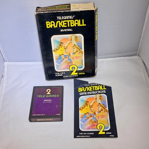 Atari 2600 Sears Tele-Games Basketball Complete in Box CIB | eBay
