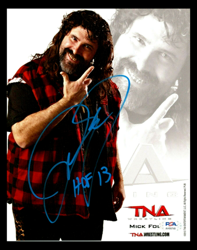 WWE MICK FOLEY HAND SIGNED AUTOGRAPHED 8X10 PROMO PHOTO WITH PROOF AND ...