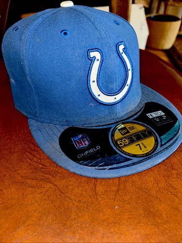 New Era 59fifty Indianapolis Colts OnField Hat 7 3/8 CoolEra DryEra NE ...