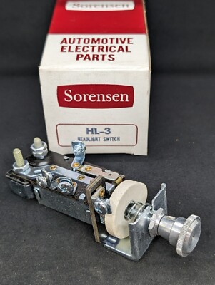 NOS 12 VOLT 3 POSTION RHEOSTAT TYPE CUSTOM HEADLIGHT HEADLAMP SWITCH ...