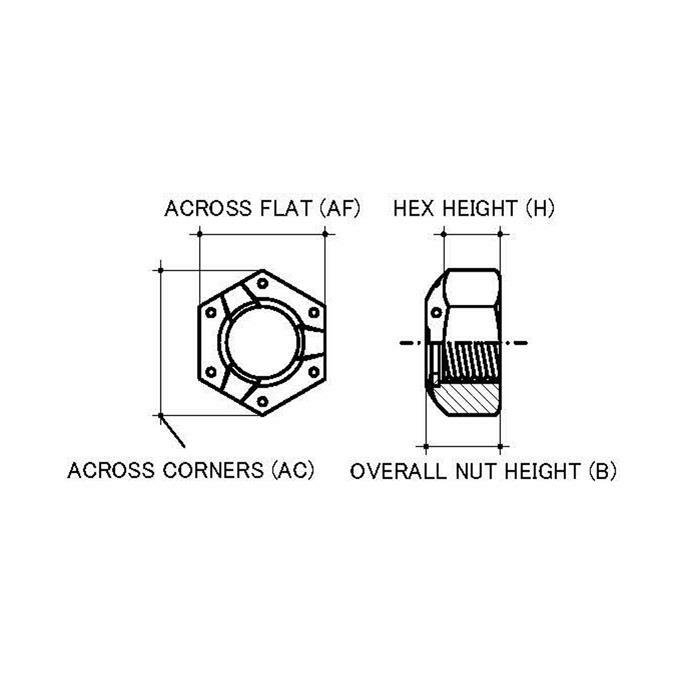 Pack of 1000 Zinc Silver Conelock Nut 1/2 x 20 TPI UNF Imperial Stover ...