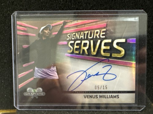 2024 Topps Graphite Venus Williams Signature Serves Autograph Pink /15 ...