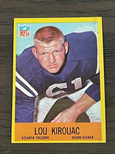 1967 Philadelphia Lou Kirouac Rookie #5 Atlanta Falcons | eBay
